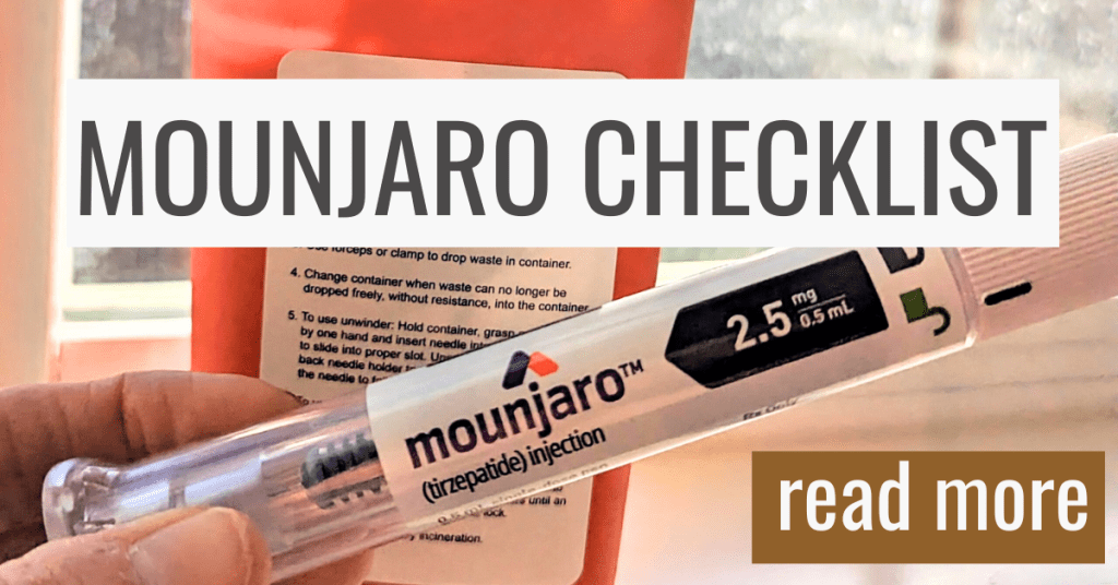 Mounjaro Checklist - Countess of Shopping